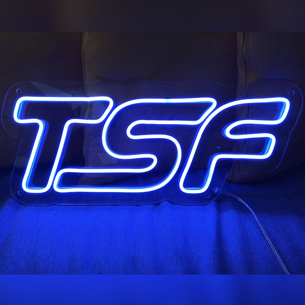 Neon sign as an office decoration