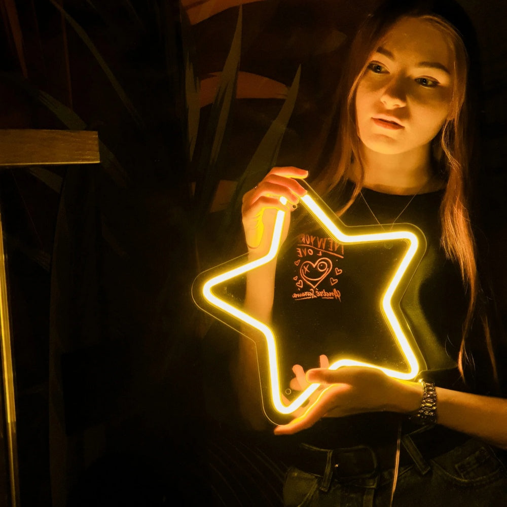 Neon Star LED Neon Sign