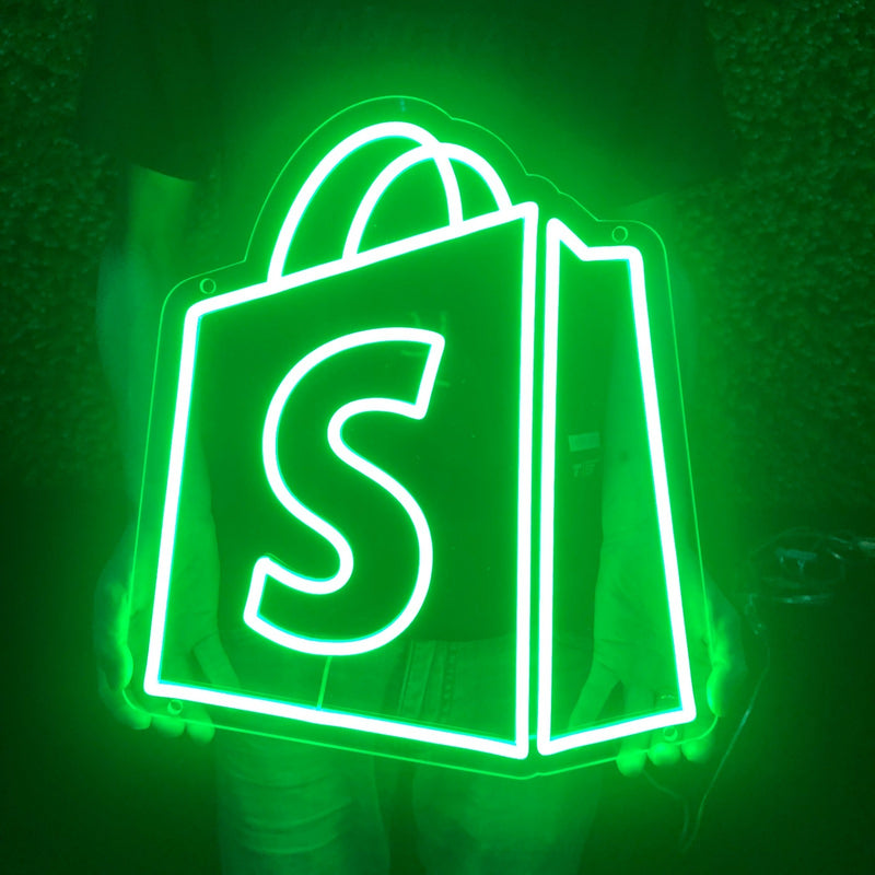 Shopify Logo LED Neon Sign