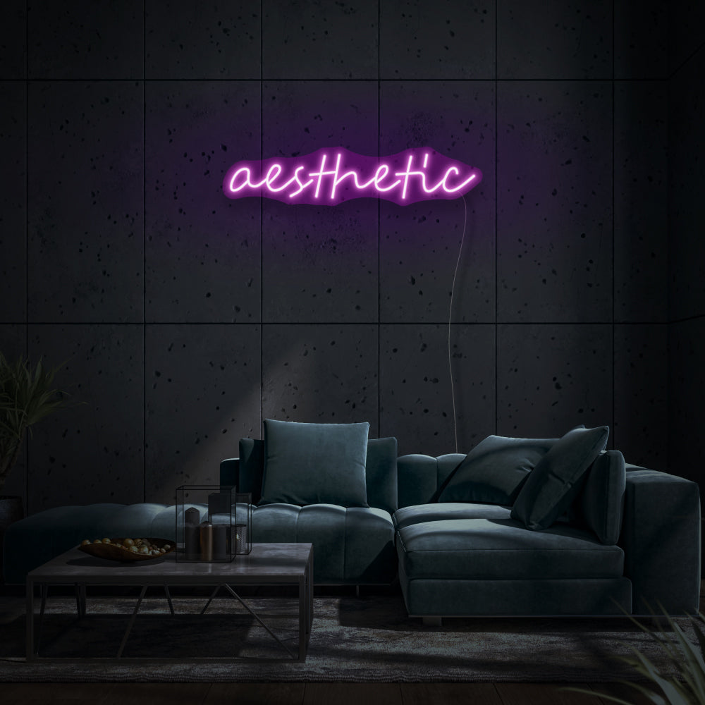 Aesthetic Cursive Neon Writing – ⚡ Neon Signature™