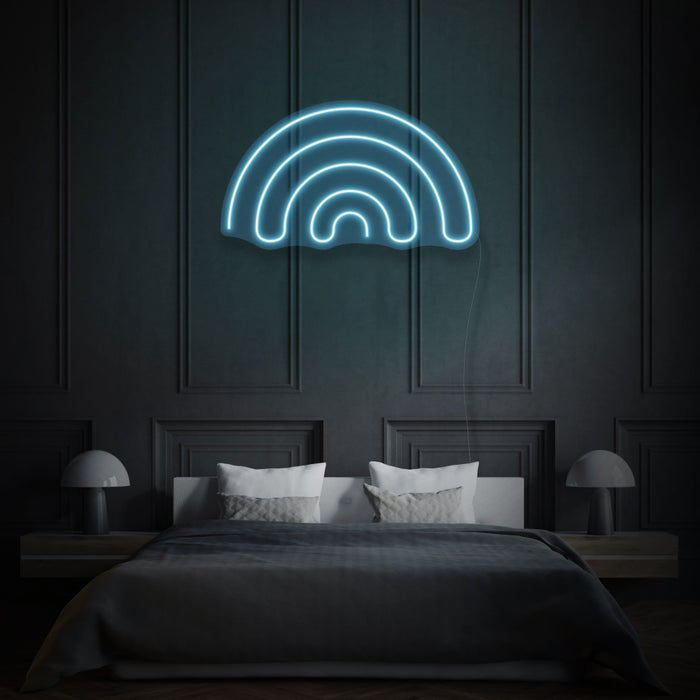 Minimalist Rainbow LED Neon Sign