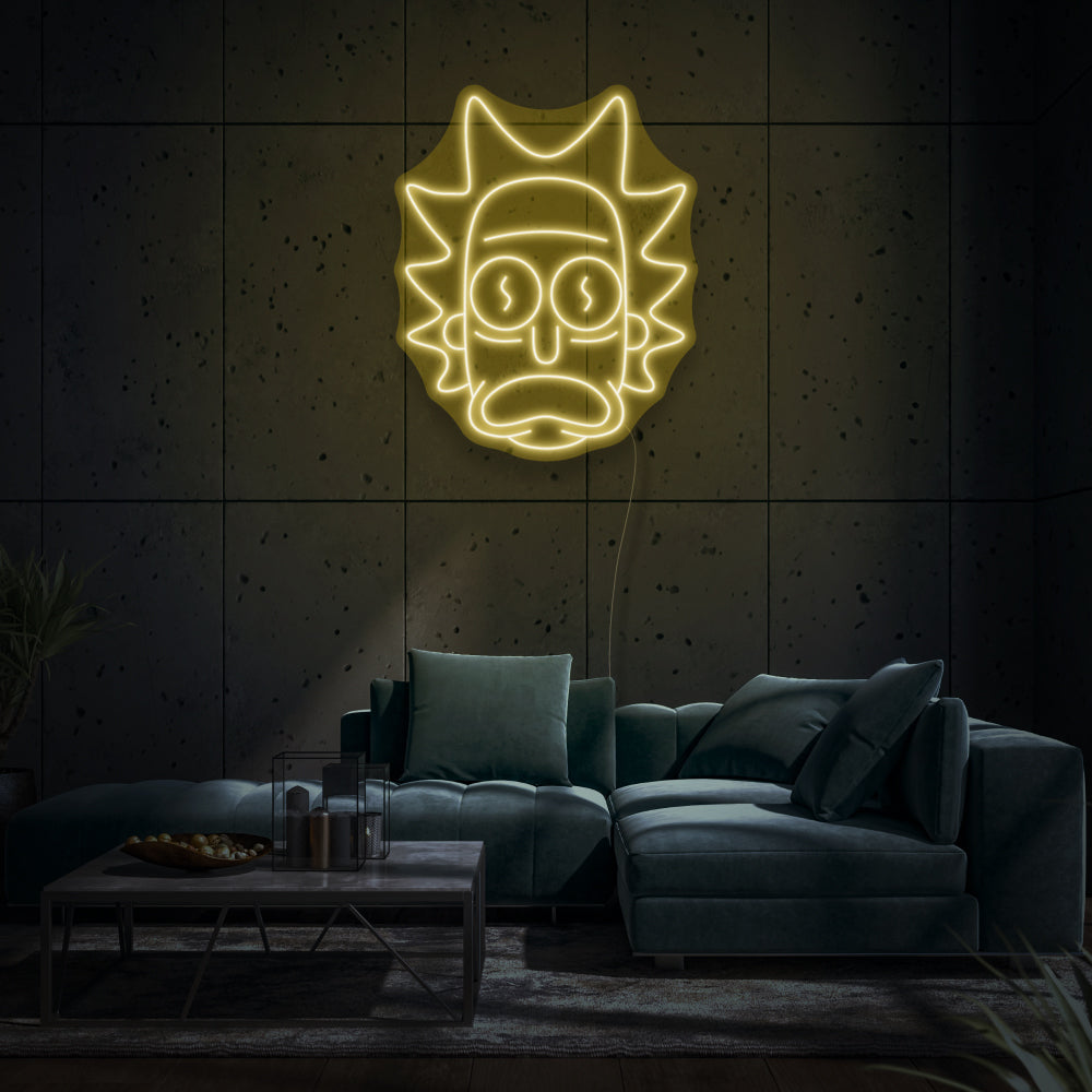 Rick's Face Led Neon Sign
