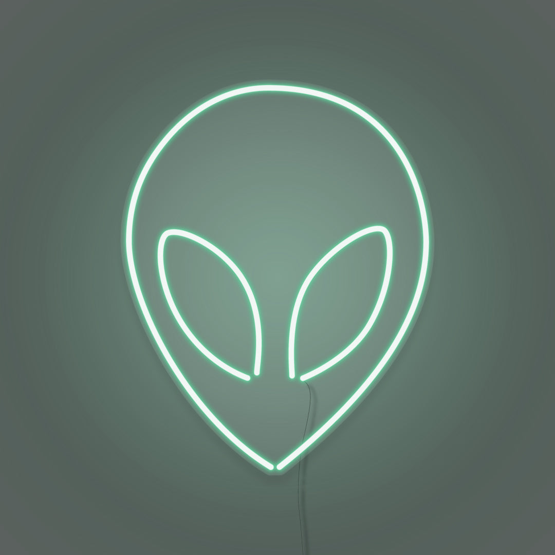 Alien Head LED Neon Sign