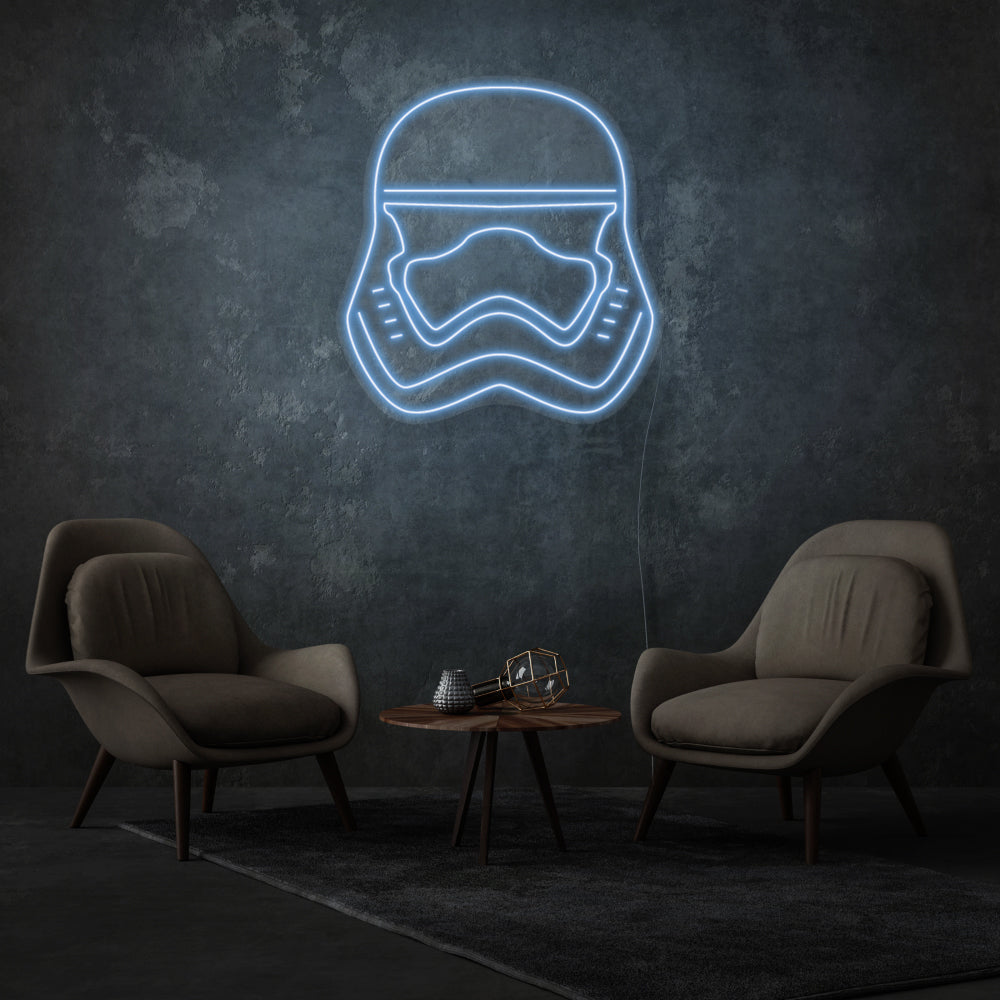 Stormtrooper's Head LED Neon Sign