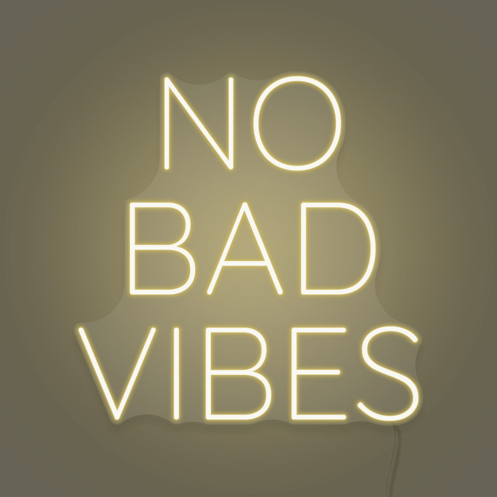 No Bad Vibes LED Neon Sign