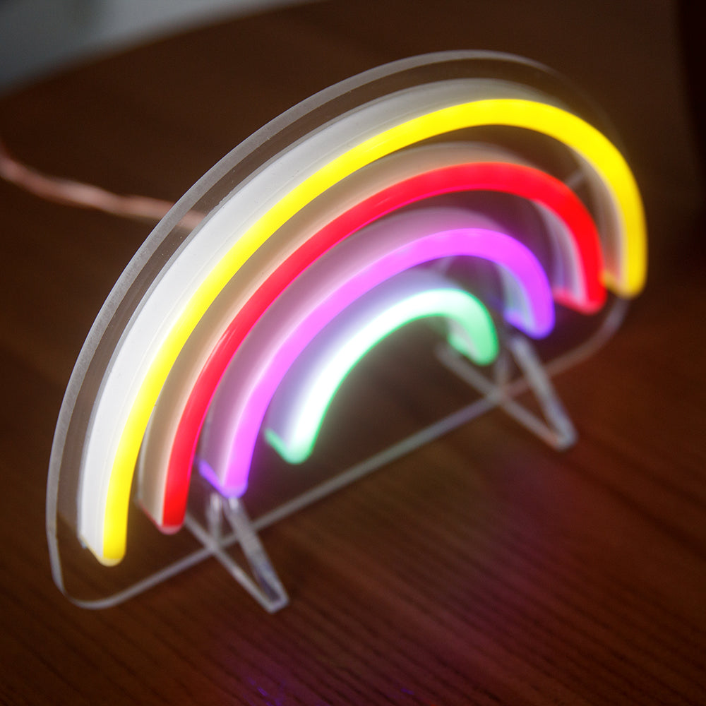Rainbow Mini Neon LED Sign – ⚡ Neon Signature™
