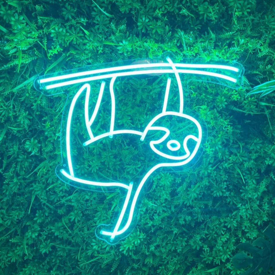 Sloth Neon Lighting
