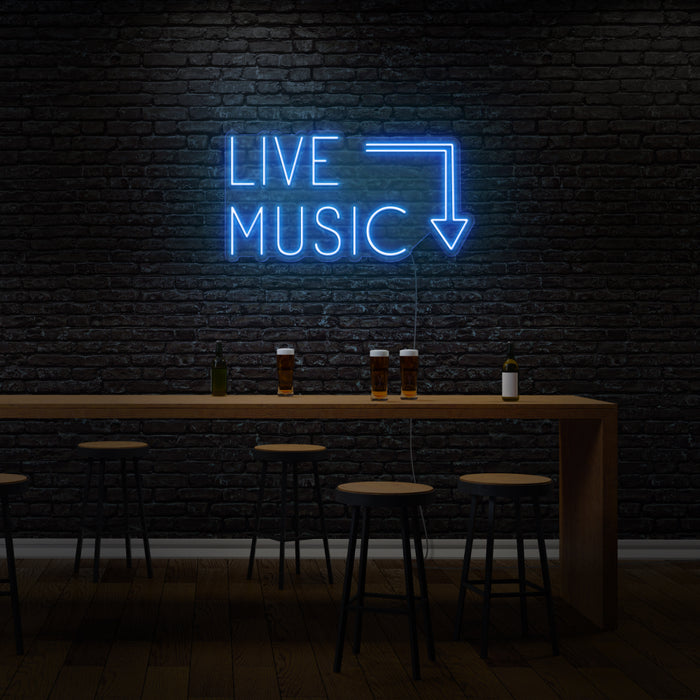 Live music LED Neon Sign