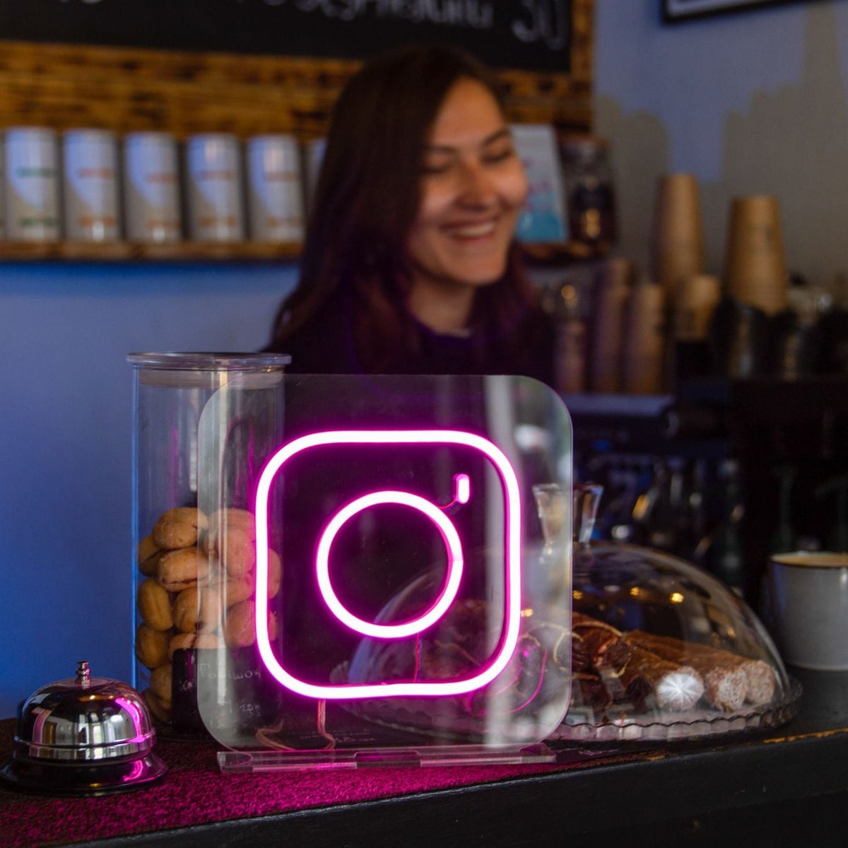Instagram Logo Mini Neon LED Sign – ⚡ Neon Signature™